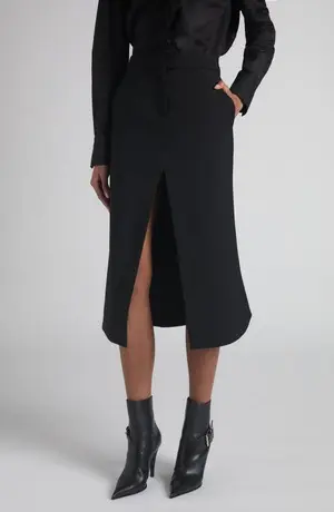 Alexander Mcqueen Slit Skirts