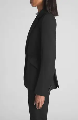 Alexander McQueen Wool One-button Blazer - Black