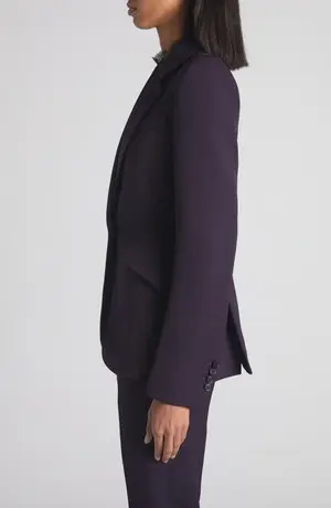 Alexander McQueen Wool One-button Blazer - Violet