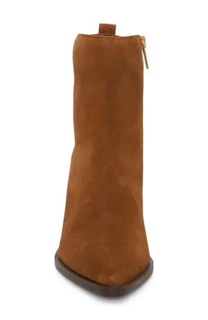 Vince Camuto Lorelai Pointed Toe Bootie - Burnt Sugar Verona