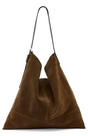 ALLSAINTS Asha Suede Shoulder Bag