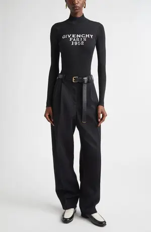 Givenchy Logo Rib Bodysuit