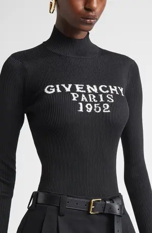 Givenchy Logo Rib Bodysuit