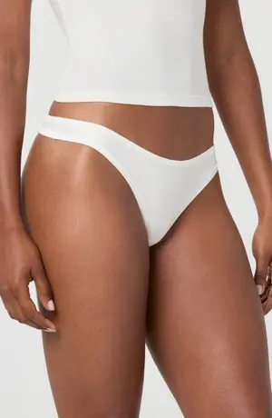 FLORENCE BY MILLS Cotton Blend Thong Jet Stream