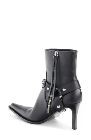 Balenciaga City Harness Bootie - Black/silver