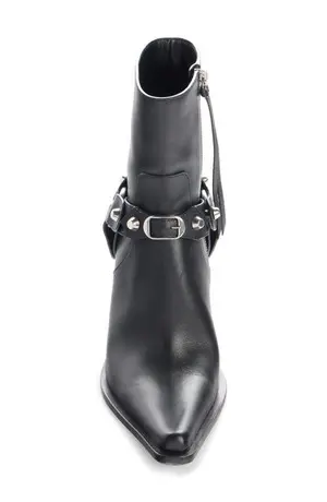Balenciaga City Harness Bootie - Black/silver