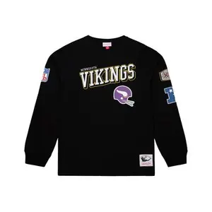 Mitchell & Ness Minnesota Vikings Training Camp Vintage Logos Long Sleeve T-shirt
