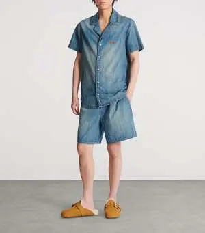Balmain Denim Pyjama Shirt