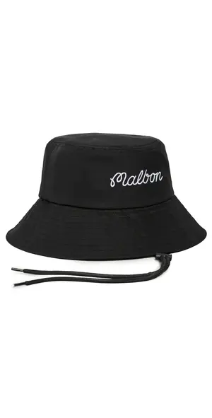 MALBON Bucket Hat - Black