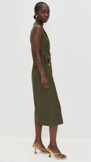 Aje Blake Utility Midi Dress