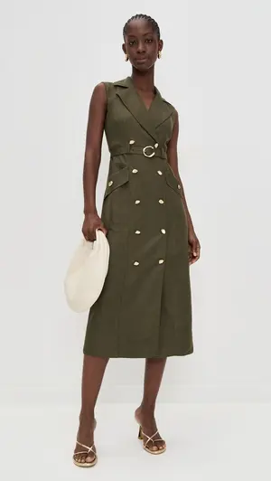 Aje Blake Utility Midi Dress