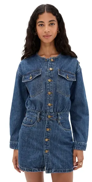 Blanknyc Ready Set Go Denim Mini Dress