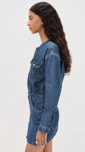 Blanknyc Ready Set Go Denim Mini Dress