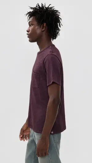 Rag & Bone Washed Classic Flame Tee
