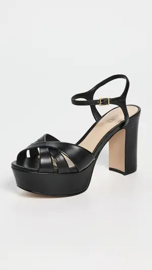 Schutz Keefa Platform Heels - Black
