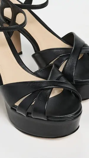 Schutz Keefa Platform Heels - Black