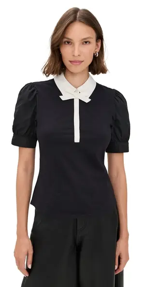 Cinq À Sept Crystal-embellished Jersey Top