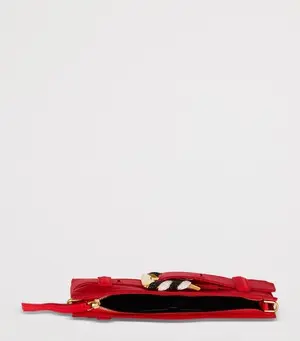 Balmain Satin Anthem Clutch
