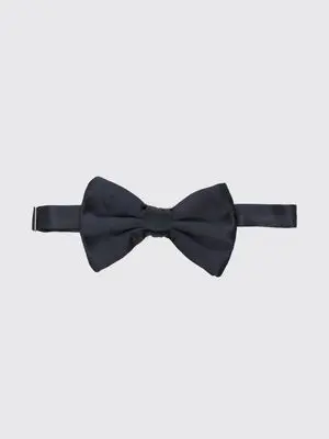 Giorgio Armani Silk Bow Tie - Blue