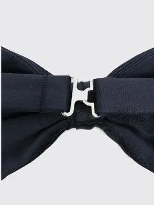 Giorgio Armani Silk Bow Tie - Blue