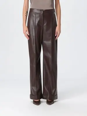 Women's Faux Leather Straight Pants