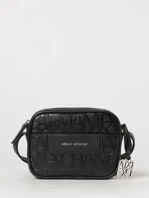 Armani Exchange Armani Exchange Embossed Logo Camera Bag Black