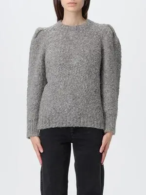 Isabel Marant Étoile Textured Puff Sleeve Sweater - Grey
