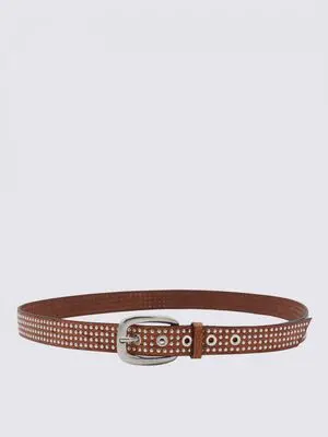 GOLDEN GOOSE Studded Belt - Brown