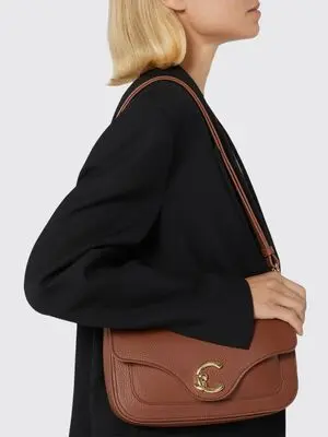 COCCINELLE C-me Grained Bag - Burnt