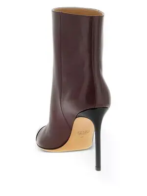 FRANCESCO RUSSO 95mm Contrasting-detail Ankle Boots