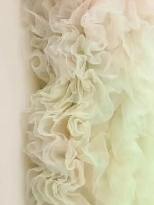 BRUUNS BAZAAR Ruffled-sleeve Double-breasted Dress