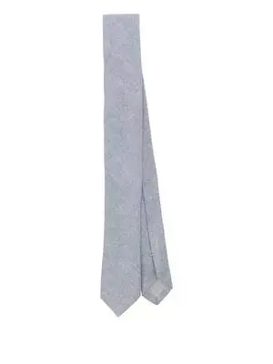Eleventy Pointed-tip Neck Tie - Blue