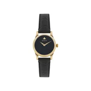 Gucci G-timeless Leather Watch - Gold