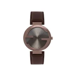 Gucci Gg Leather Watch - Gold