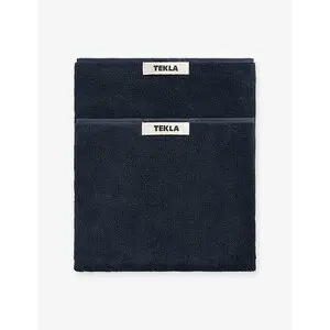 TEKLA Heavyweight Terry-cotton Bath Sheet - Night Blue