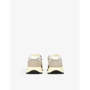 AUTRY Reelwind Low Runner Leather And Nylon Trainers - Beige