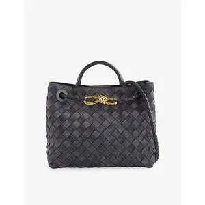 Bottega Veneta Andiamo Small Suede Tote Bag - Graphite-mb-graphite