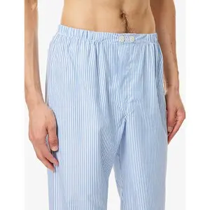 Derek Rose James Striped Cotton Pyjamas