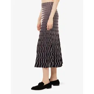 Simkhai Stretch-knit Midi Skirt