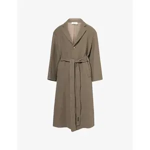 Fear Of God Single-breasted Relaxed-fit Wool Coat