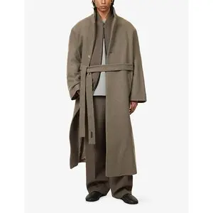 Fear Of God Single-breasted Relaxed-fit Wool Coat