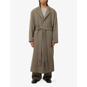 Fear Of God Single-breasted Relaxed-fit Wool Coat