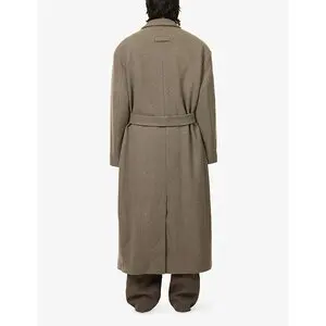 Fear Of God Single-breasted Relaxed-fit Wool Coat
