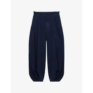 Loewe Draped Balloon-leg Denim Jeans