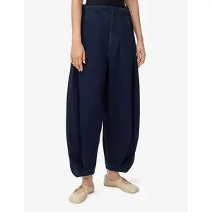 Loewe Draped Balloon-leg Denim Jeans