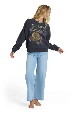 BILLABONG Echo Crewneck Sweatshirt - Black Sands