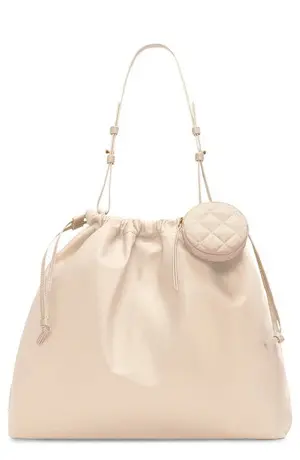 Mz Wallace Small Waverly Nylon Shoulder Bag - Buff