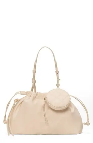 Mz Wallace Small Waverly Nylon Shoulder Bag - Buff