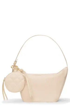 Mz Wallace Small Waverly Nylon Shoulder Bag - Buff