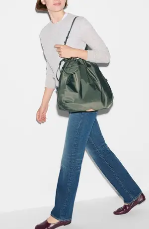 Mz Wallace Waverly Nylon Shoulder Bag - Juniper